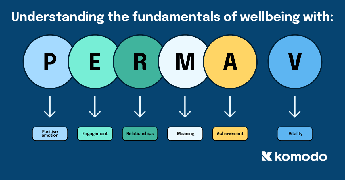 Understanding the fundamentals of wellbeing with the PERMA-V model | Komodo Wellbeing